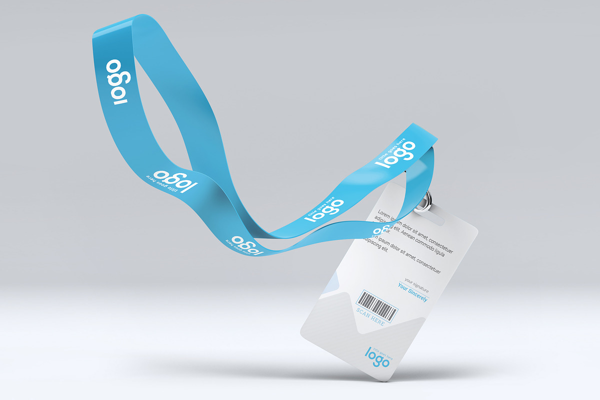 Blue ID Card, a Stationery Template by ZAAS