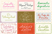 Whimsical Handwritten Font Bundle