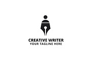 Creative Writer Logo Template, a Branding & Logo Template by Logo20
