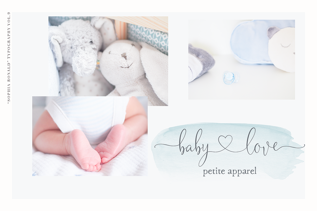 Sophia Ronald // Lovely Script Font, a Script Font by PeachCreme