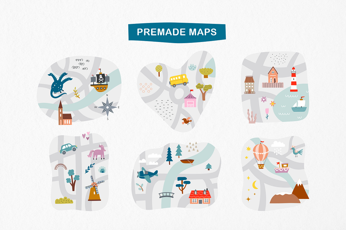 Wonderland Map Creator, an Animal Illustration by Redchocolate