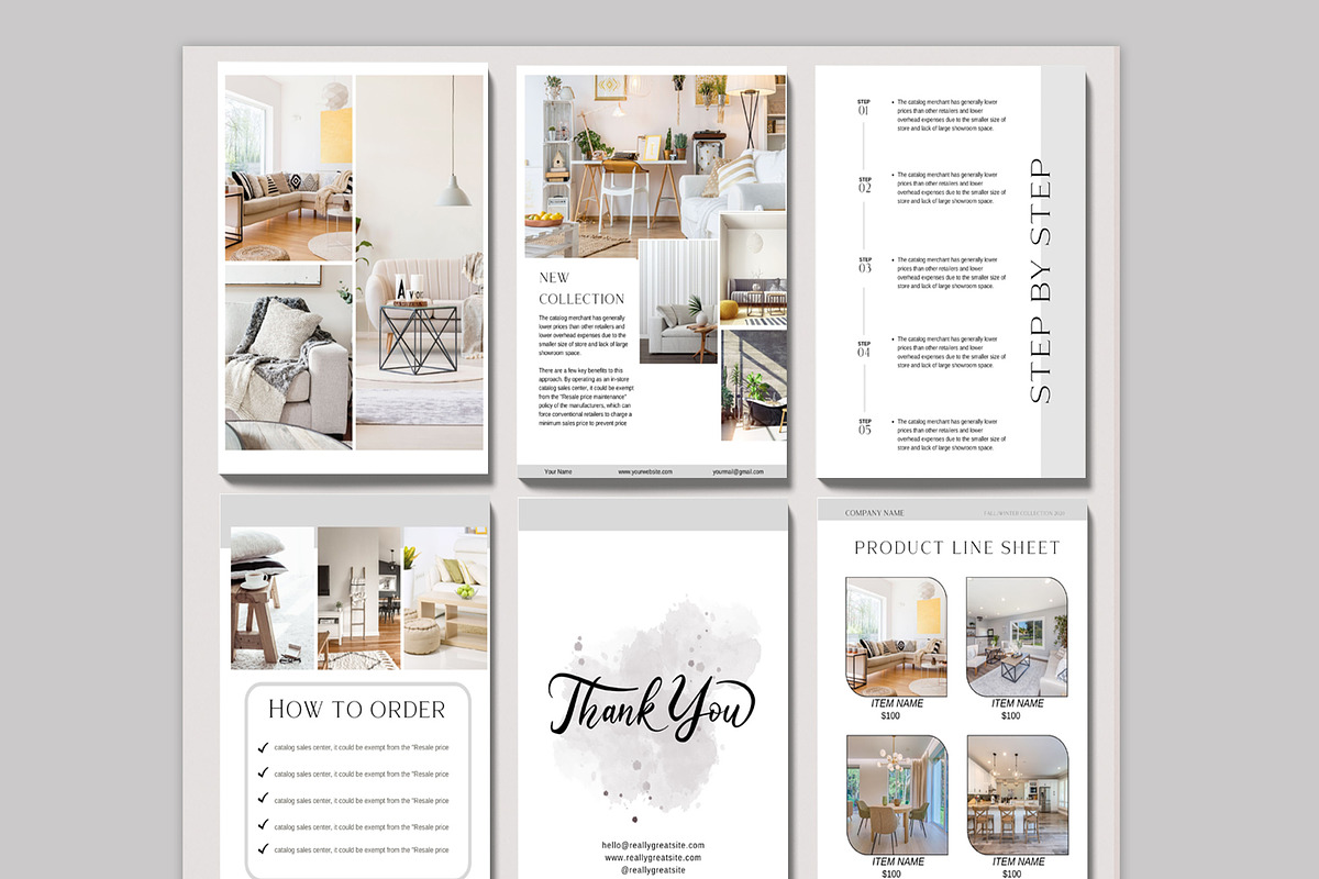 Catalog Template for Canva