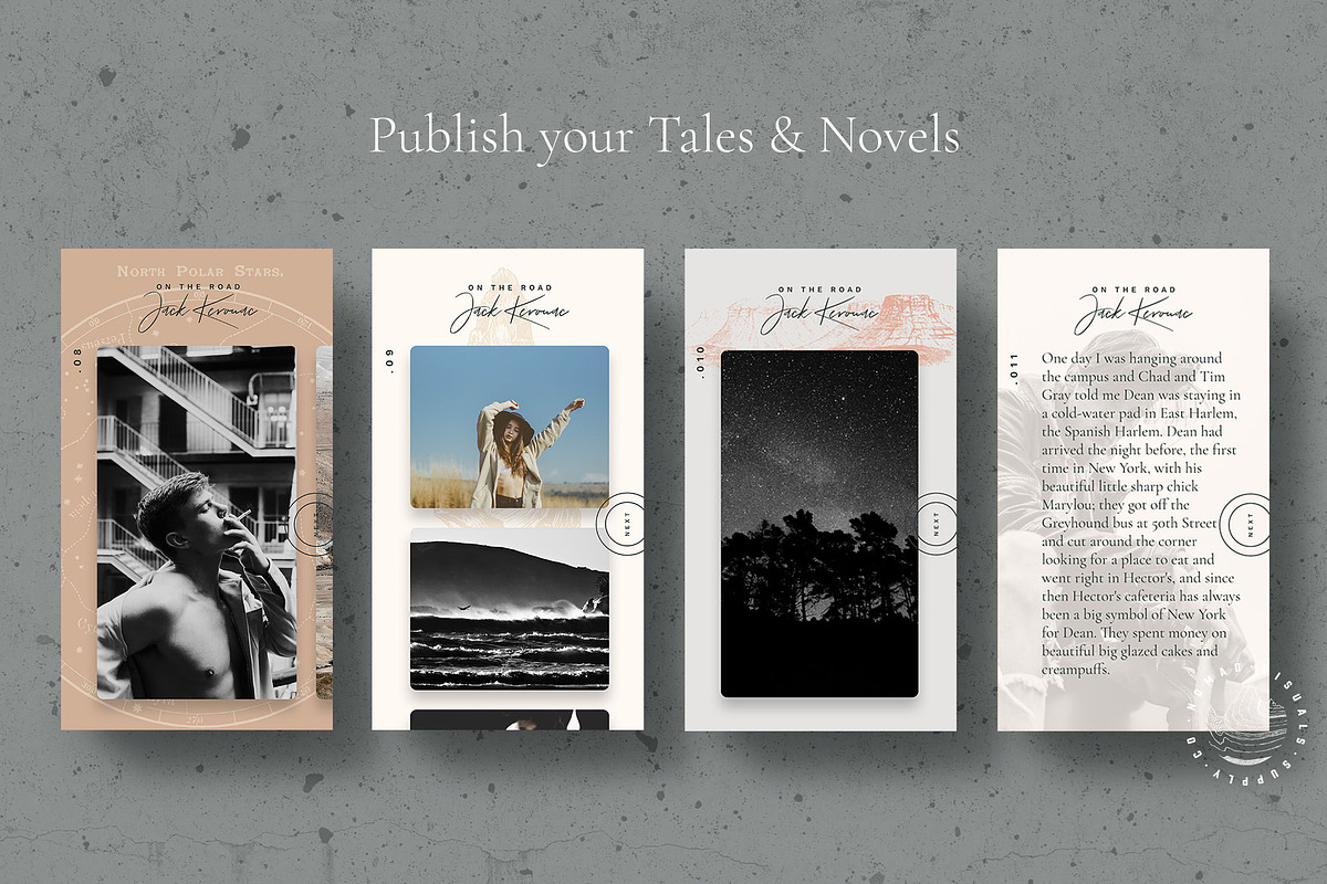 Storytelling Animated Stories Kit, a Social Media Template by Nomad Visuals