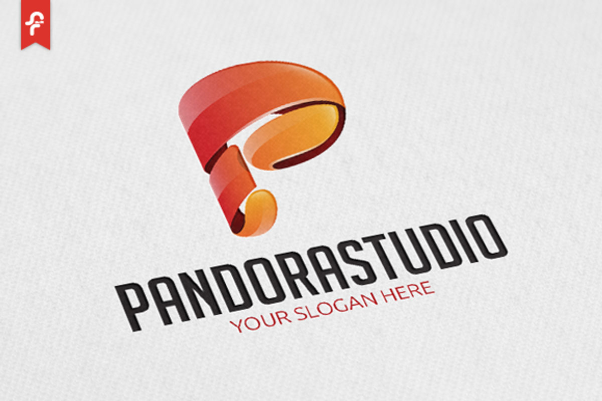 Pandora Studio Logo, a Branding & Logo Template by ft.studio