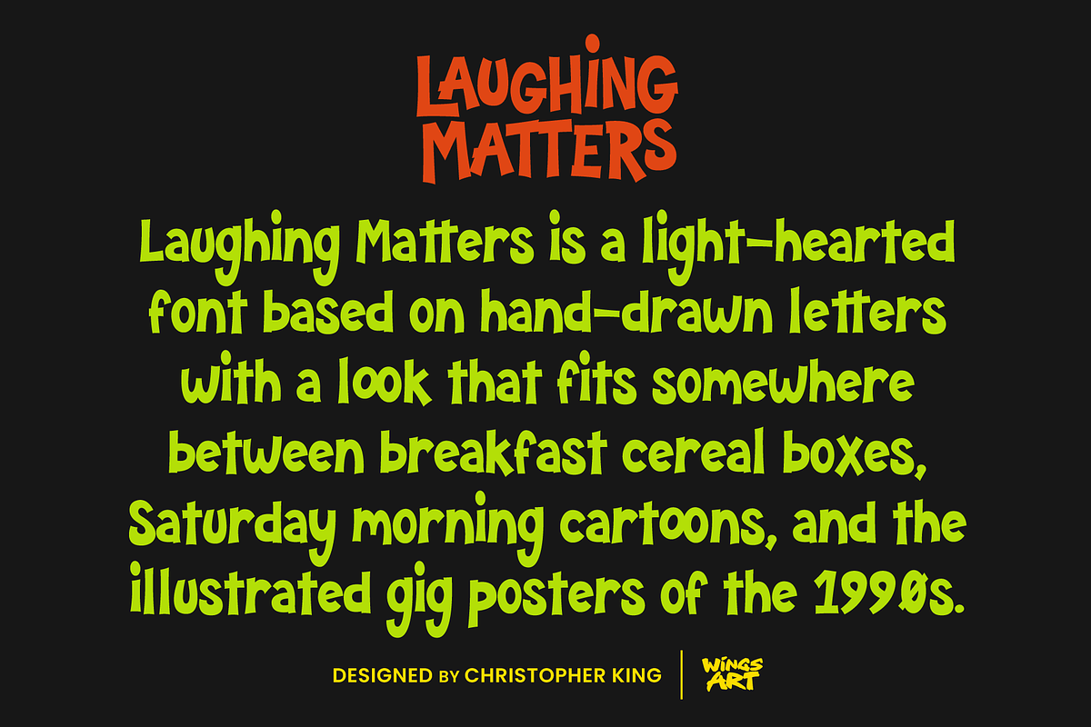 Laughing Matters: Comedy Font