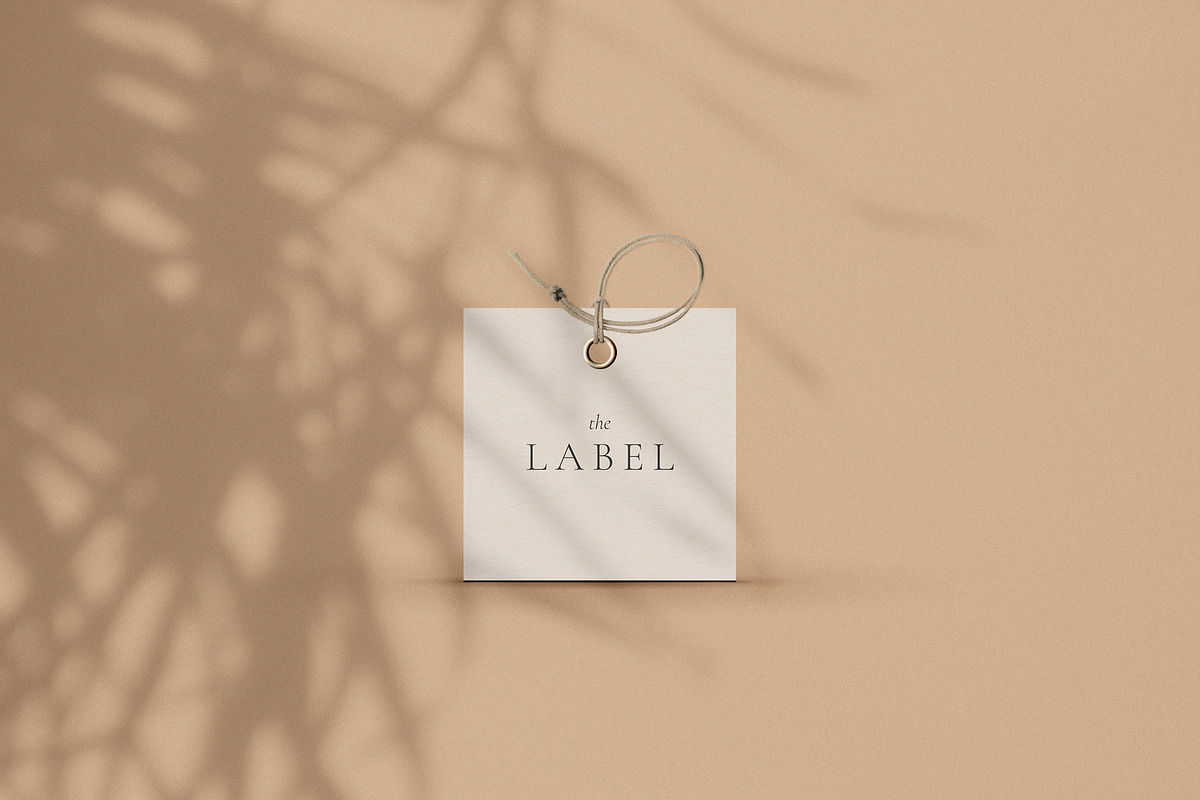 Tuva Hang Tag Mockup Scene Creator, a Packaging Mockup by Moyo Studio