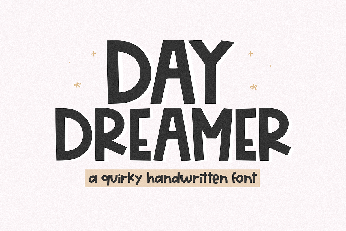 Day Dreamer | Fun Handwritten Font, a Font by KA Designs