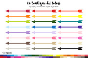 50 Rainbow Arrow Clip Art | Illustrations ~ Creative Market