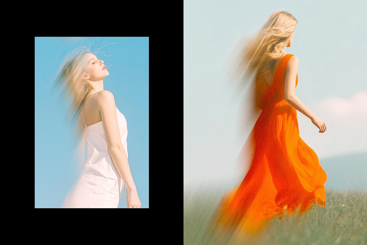 Blurred Motion Photo Template, a Layer Style Add-On by Design Squad