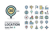 Location Colors, an Icon by BomSymbols