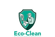 Eco-Cleaning Cleaning Solutions Logo | Branding & Logo Templates ...