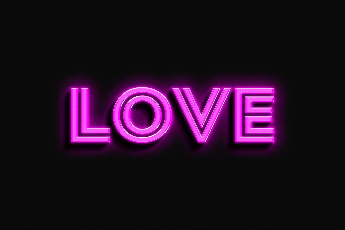 Bright Neon Sign Text Effect, a Layer Style Add-On by Design Squad | Creative Market