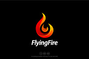 FLYING FIRE LOGO, a Branding & Logo Template by Humaira_std