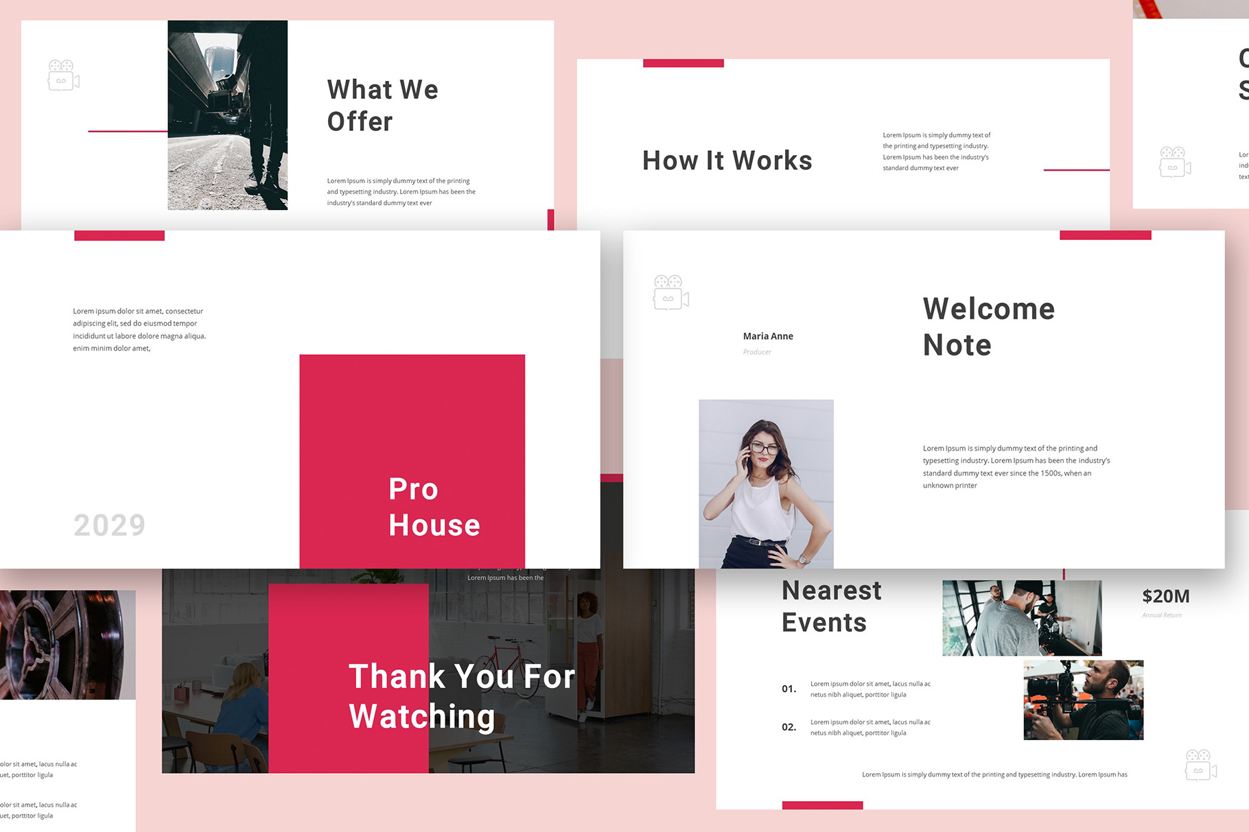 Production House Keynote, a Presentation Template by Giant Design