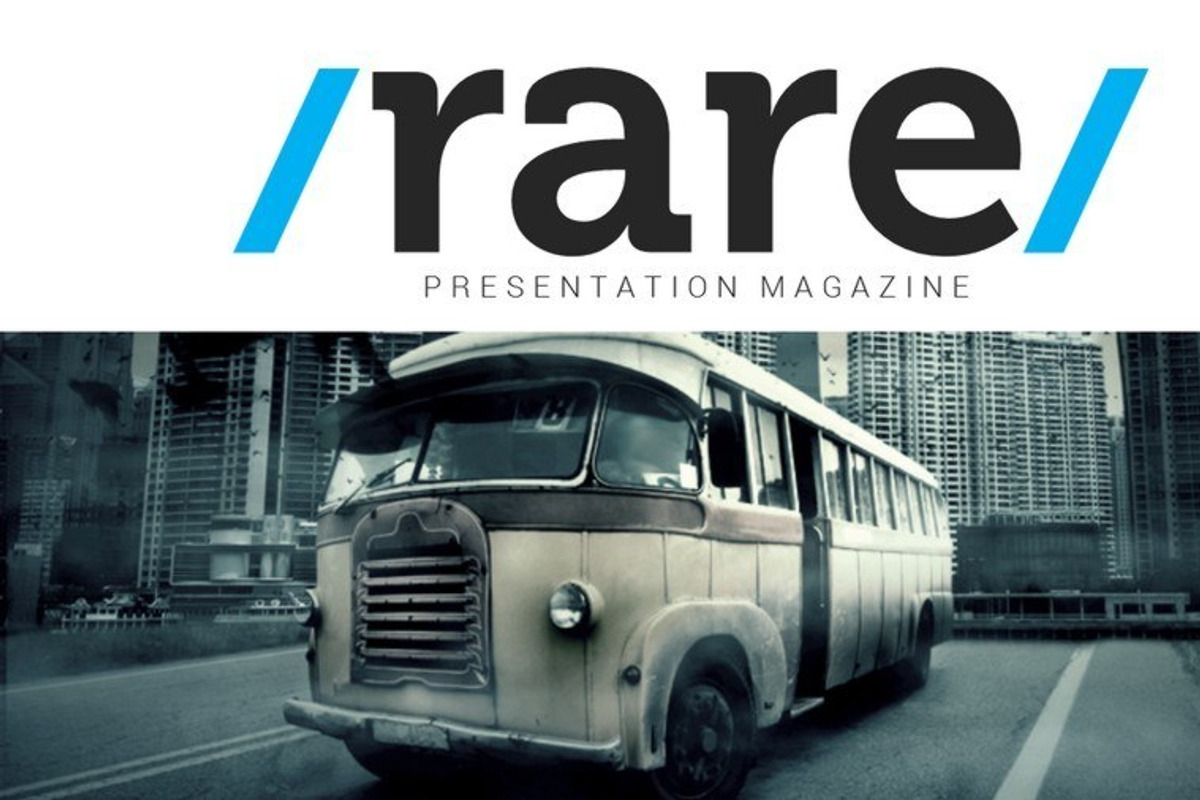 Rare Magazine PowerPoint, a Presentation Template by Warna Works ...