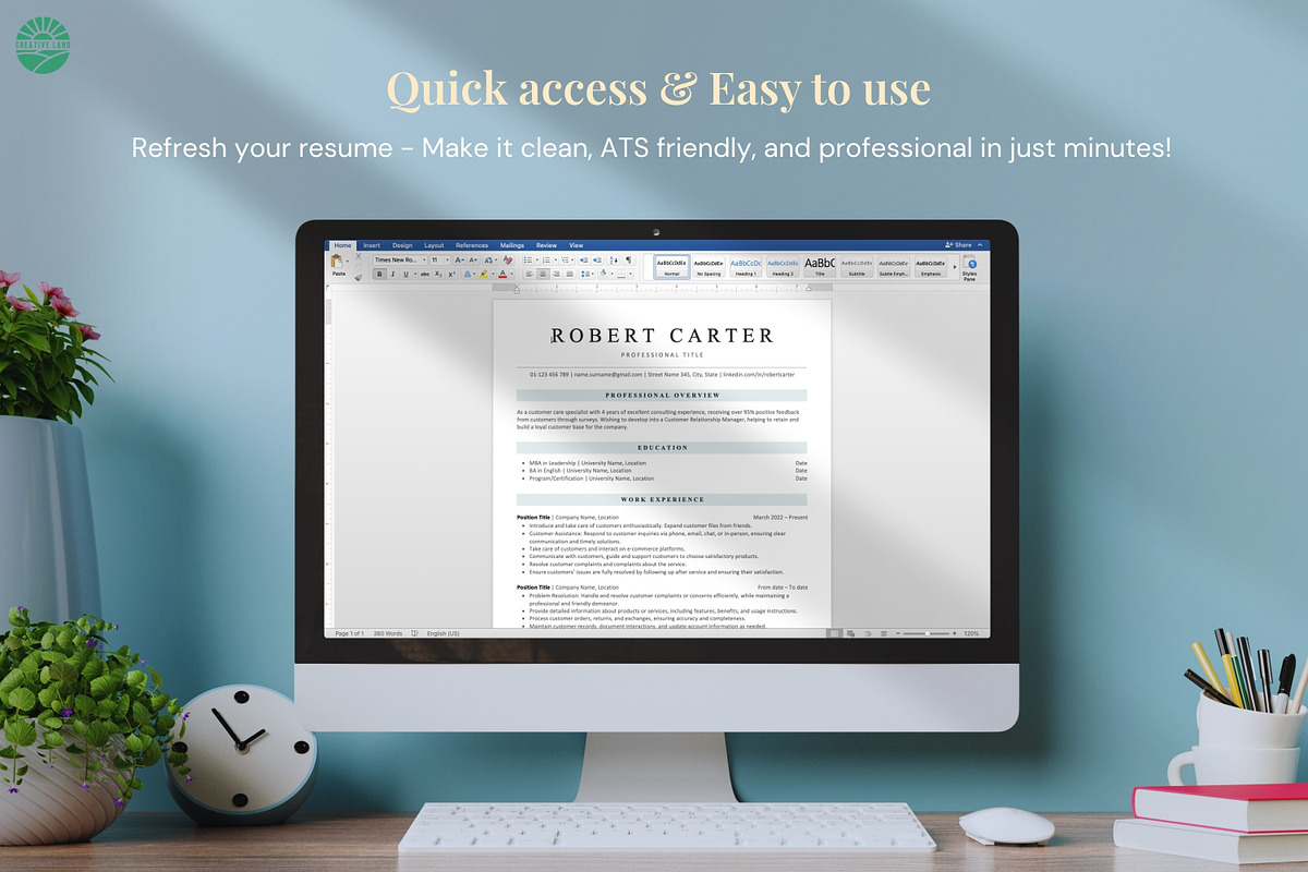 Modern ATS Resume Template