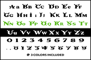 Ogre Font Svg Png Pdf Dxf Alphabet, an Object Graphic by Custom Fonts ...