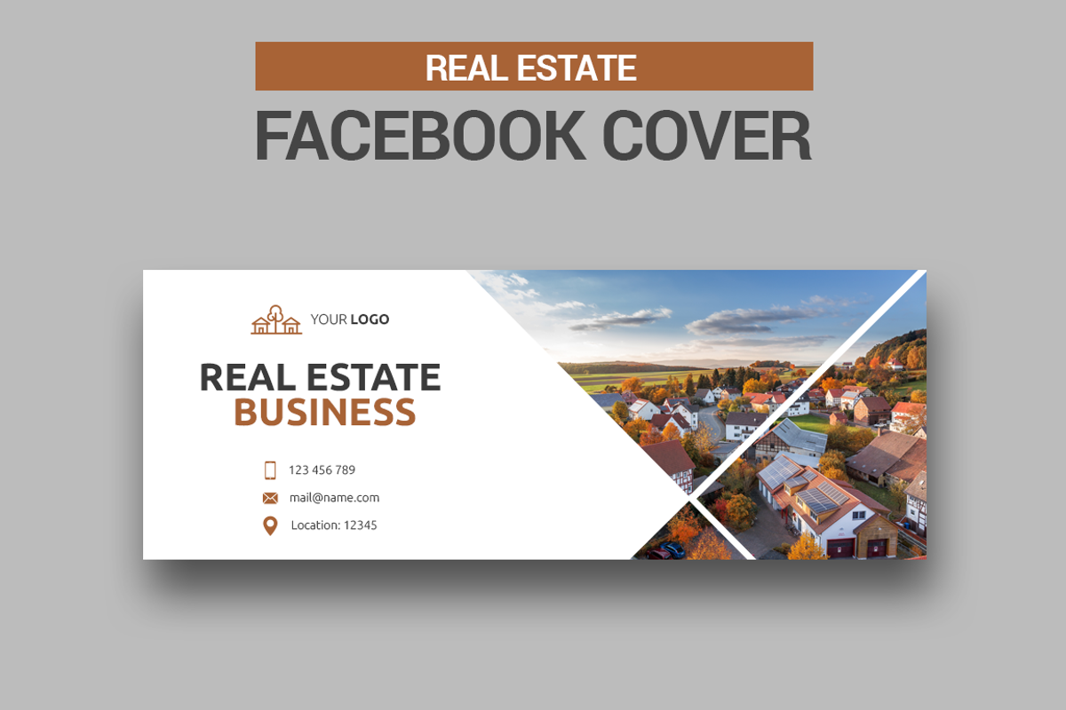 Real Estate Facebook Cover - SK, a Social Media Template by UNIK Agency
