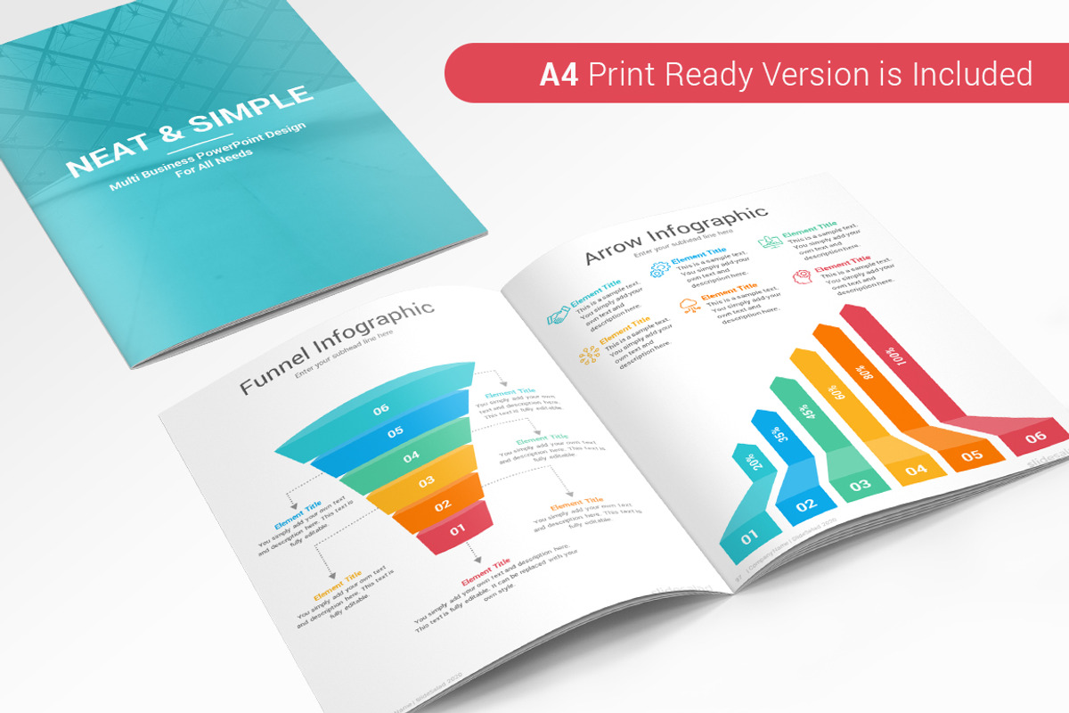 Simple & Modern PowerPoint Template, a Presentation Template by SlideSalad