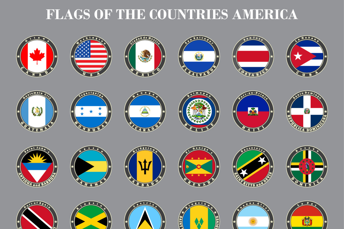 252 world flags, an Illustration by Vectorchoice | Creative Market