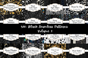 50 Black Seamless Patterns, a Pattern Graphic by PrintablesByFranklyn