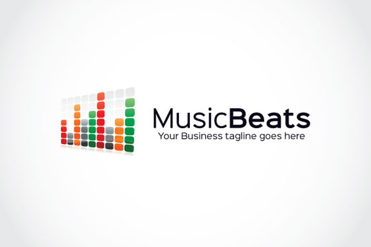 Music Beats Logo Template, a Branding & Logo Template by The Branding ...