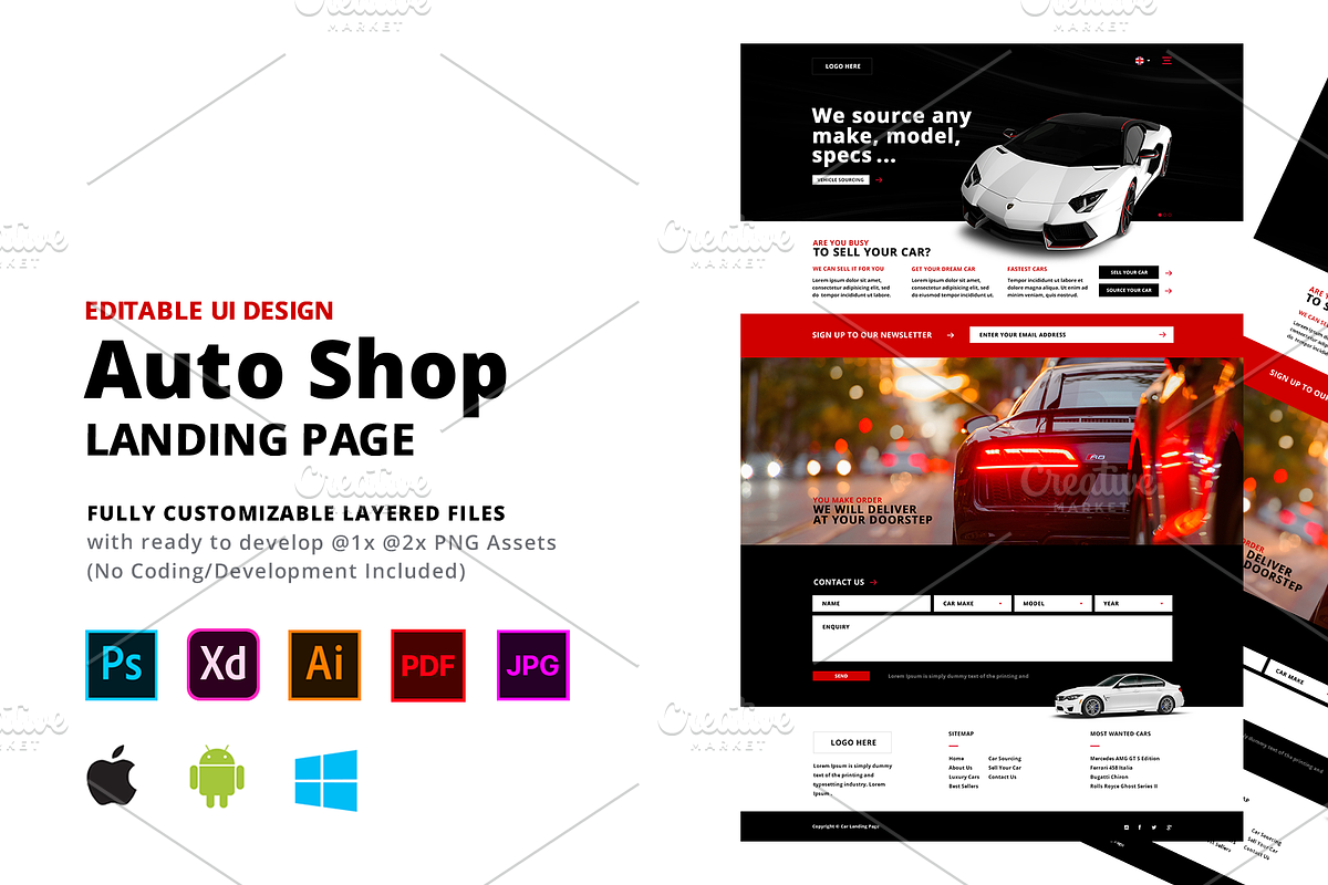 Auto Shop Website Template