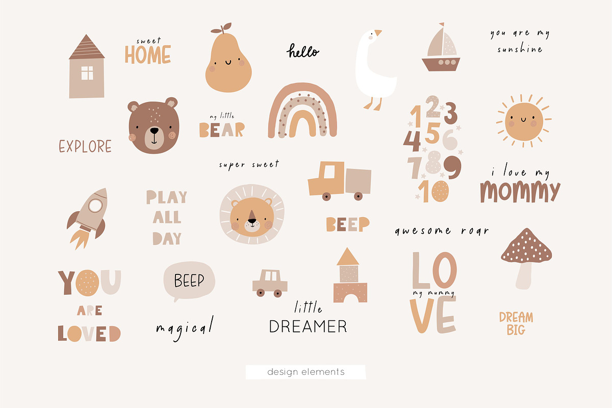 Boho posters - cute collection