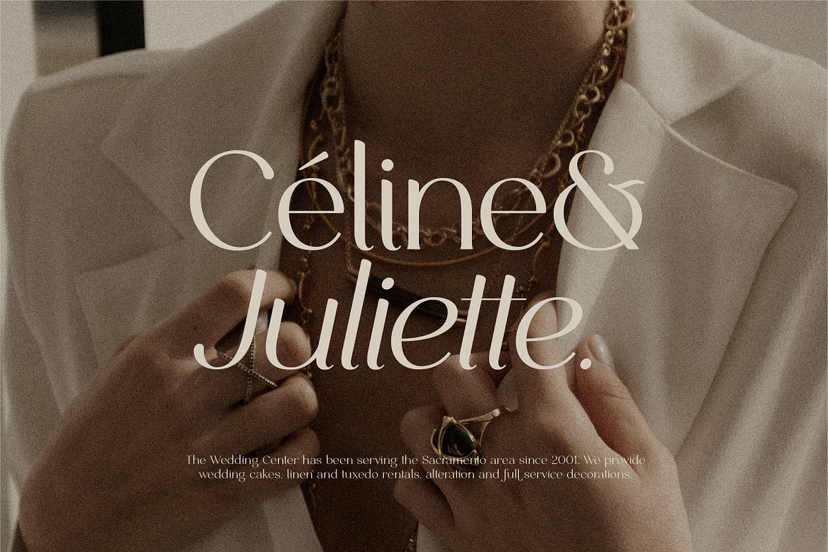Celine - Delicate Playful Serif, a Serif Font by Bellevue Studio