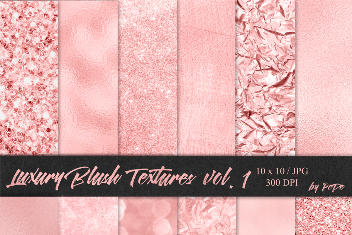 Blush Textures I, a Texture Graphic by PeDe Designs