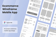 ecommerce Wireframe Apps