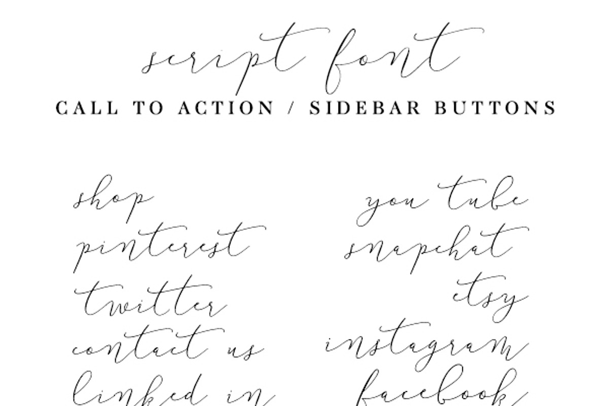 Script Website Buttons, a Templates & Theme by Brand Candi