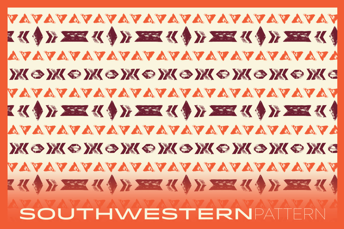 Southwestern Pattern, a Pattern Graphic by Evan Huwa