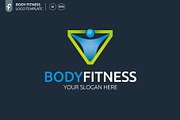 Body Fitness Logo, a Branding & Logo Template by ft.studio