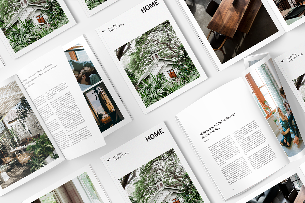Home Magazine, a Magazine Template by silukEight