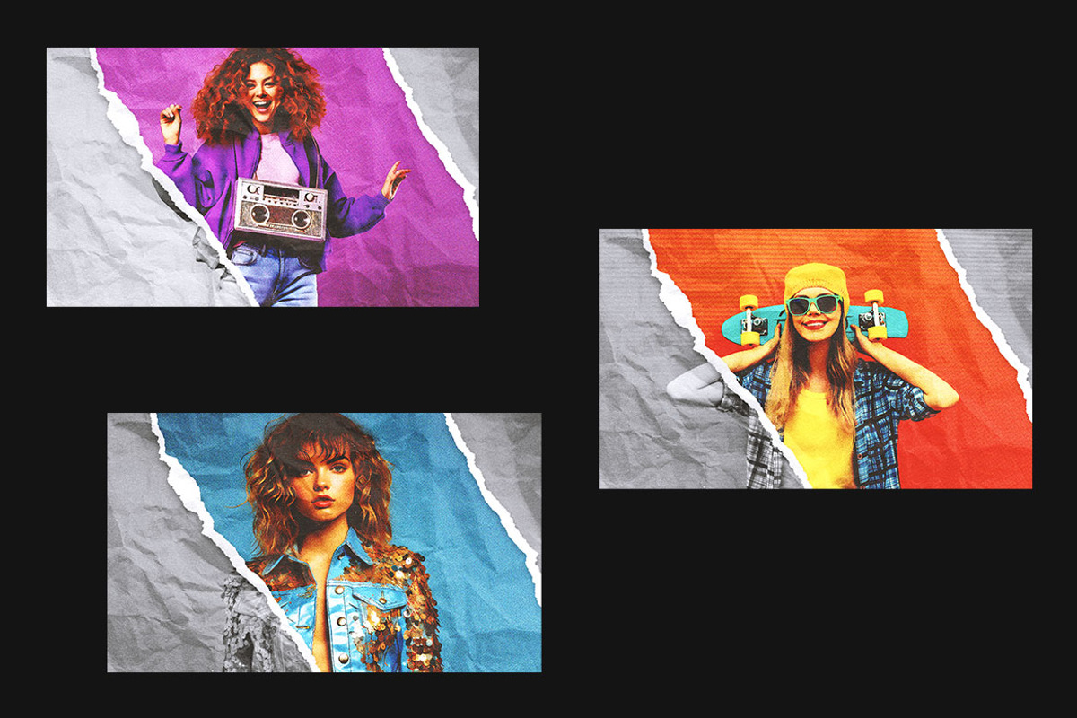 Halftone Printer Photo Effect, a Layer Style Add-On by dokudokunomi