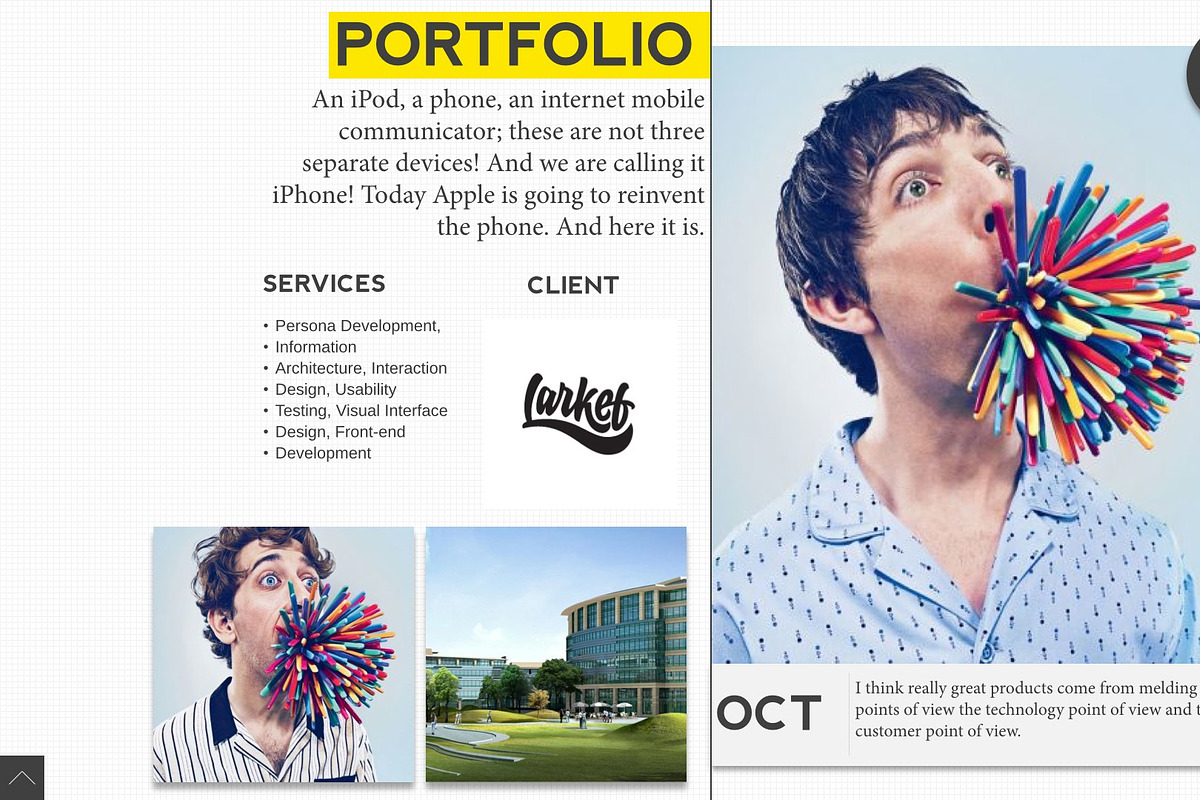 Fancy Scroll Keynote Template, a Presentation Template by Warna Works