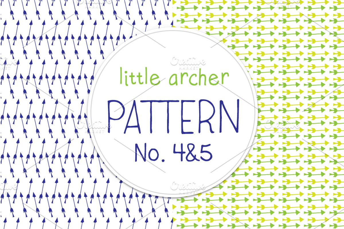 Little Archer Patterns, a Pattern Graphic by MoLa
