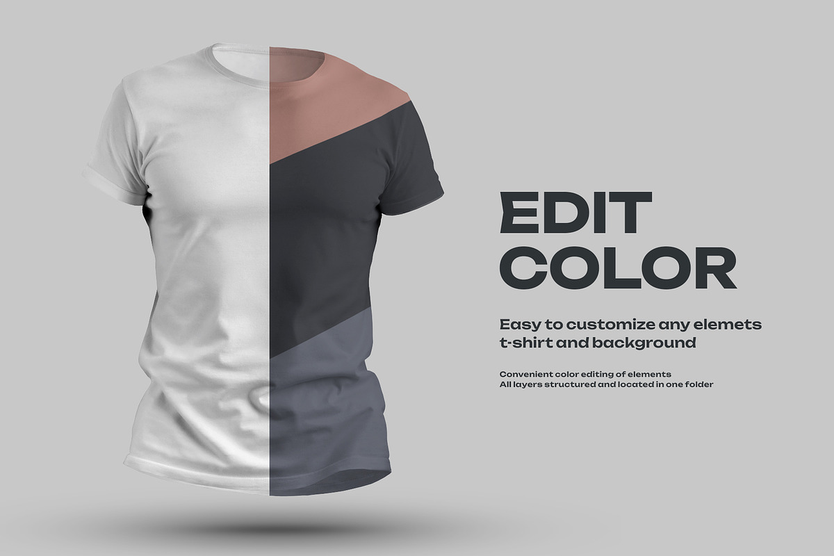 8 Mockups 3D T-Shirts