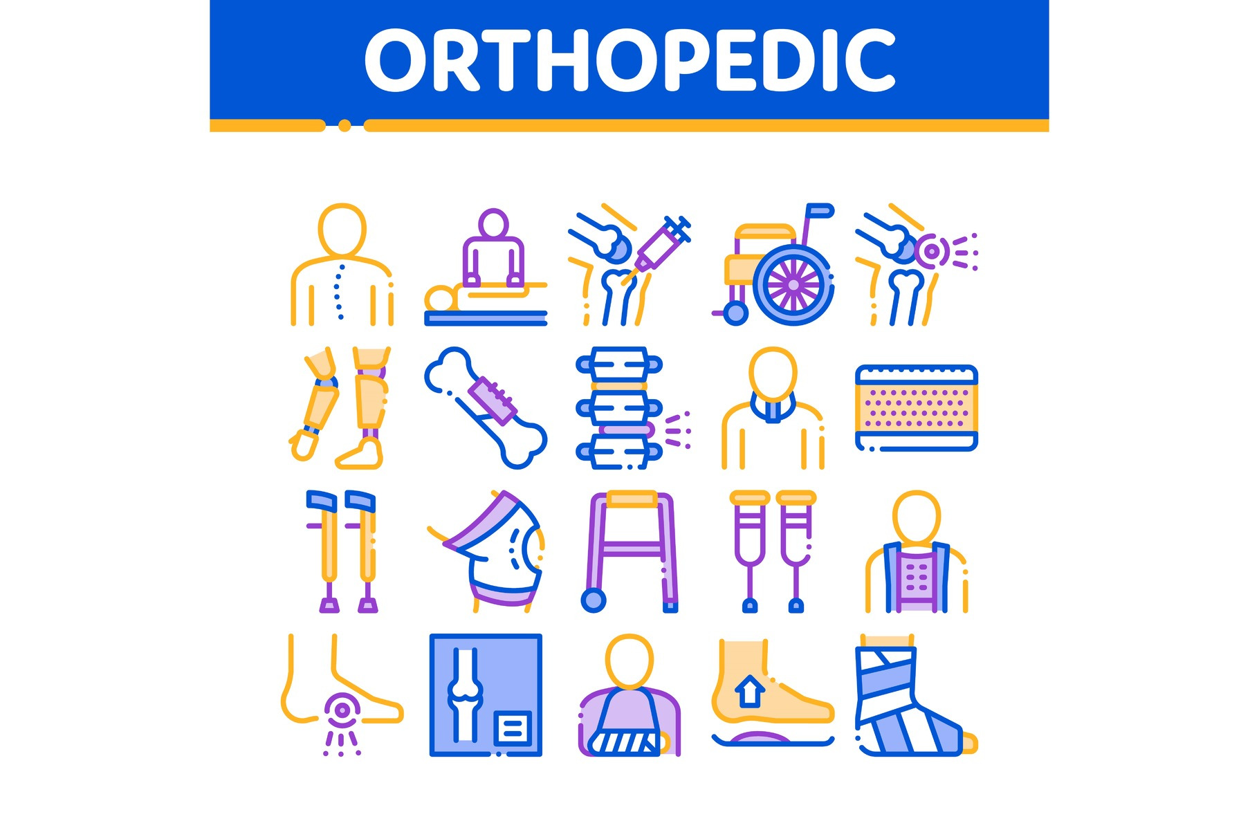 Orthopedic collection elements featuring orthopedic, collection, and ...