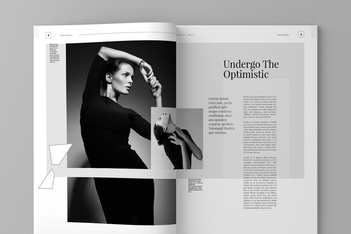 Feminic - Magazine Template, a Magazine Template by inspirasign ...