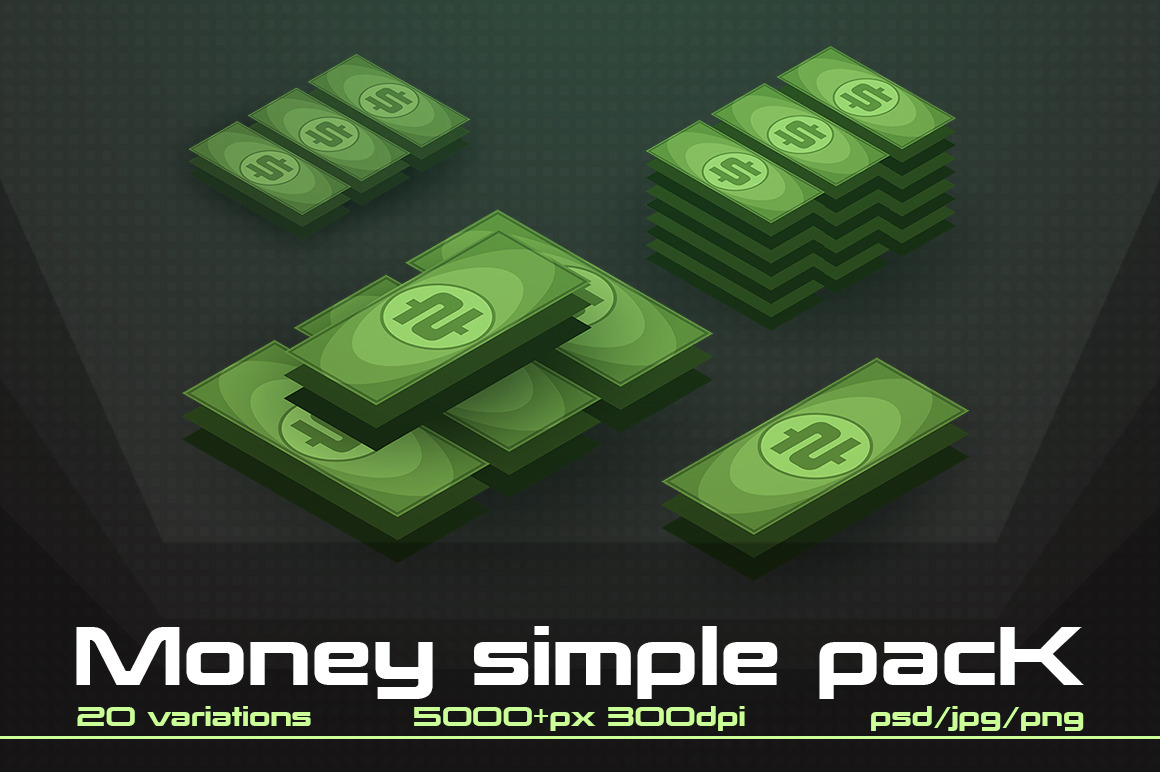 Money simple pack, a Finance Illustration by stallfish's art store