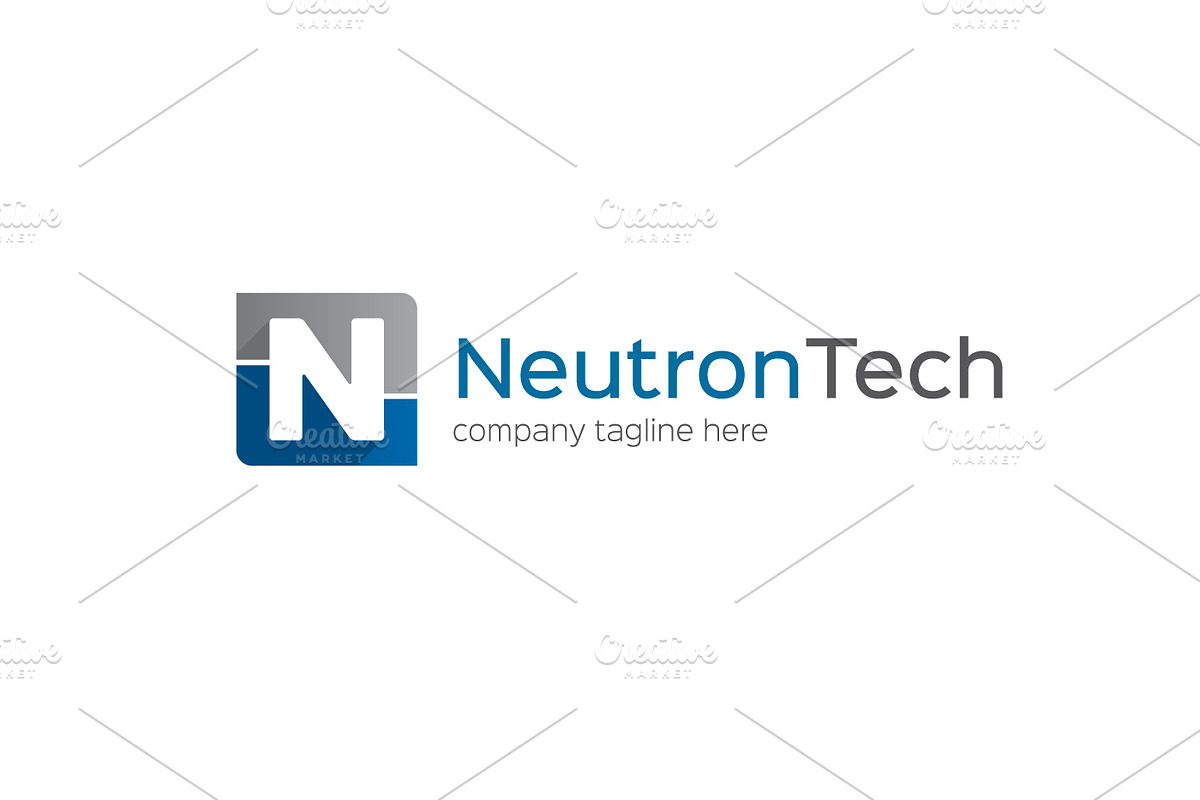 Neutron Tech Letter N Logo, a Branding & Logo Template by XpertgraphicD