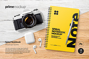 Spiral Notebook Mockup