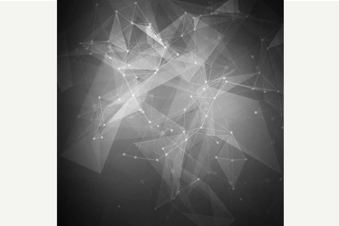 Abstract black low poly background, a Wallpaper Graphic by Shanvood