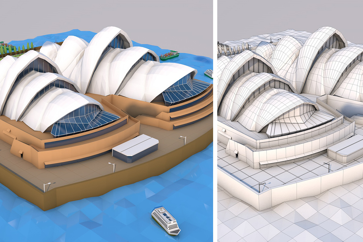 World Landmarks Monument Mega Pack, an Architecture 3D Model by ...