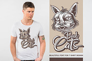 Badcats, a Font by Olexstudio