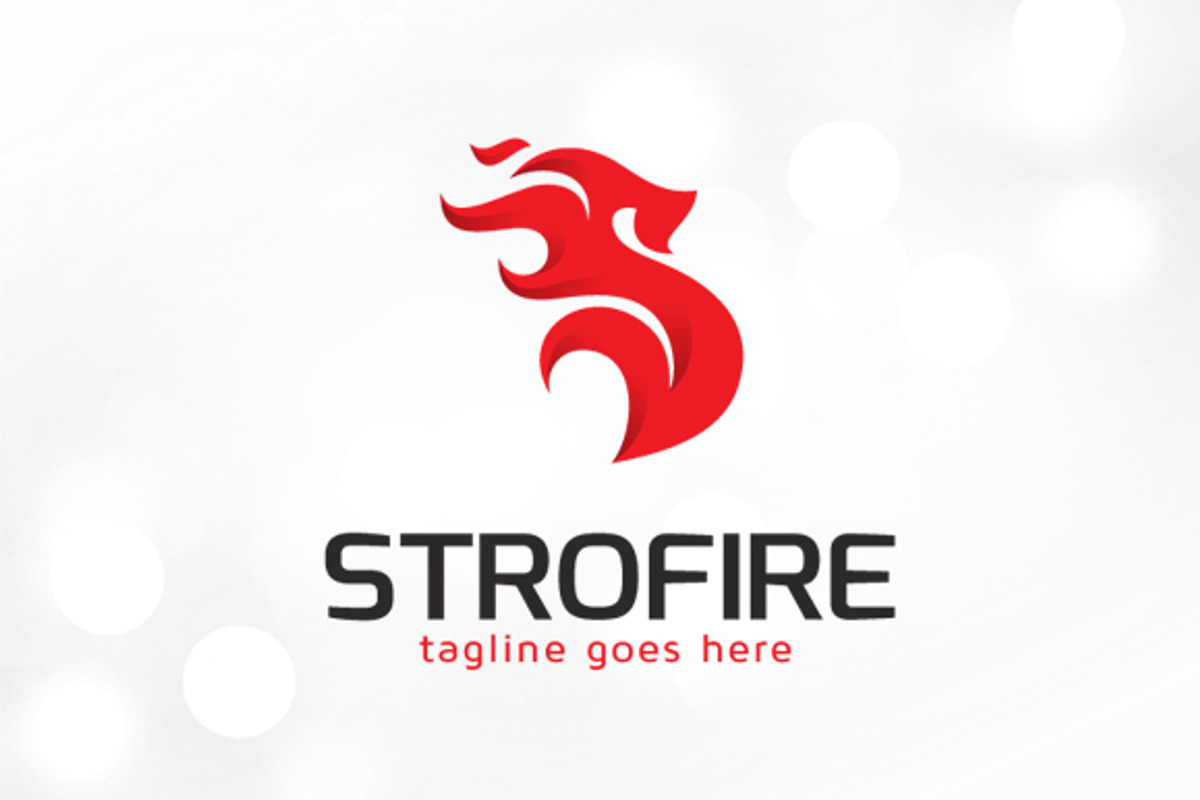 Strong Fire Letter S Logo Template, a Branding & Logo Template by ...