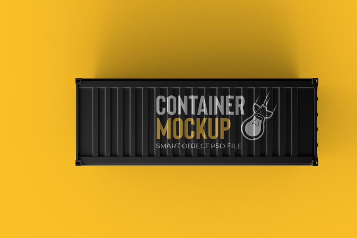 Cargo Container Mockup | Creative Market