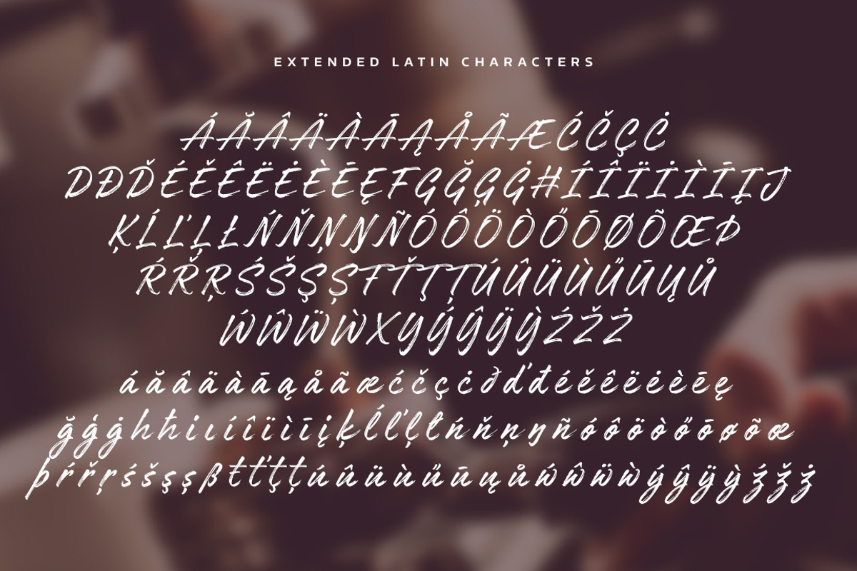 Authenia Textured, a Script Font by Mika Melvas